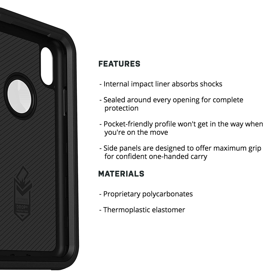 OtterBox Defender Case for Apple iPhone XR (Black)